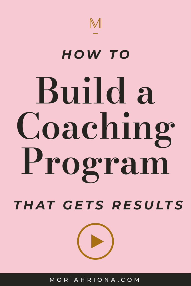 Coaching Program Template: Create Your First Life Coaching Offer